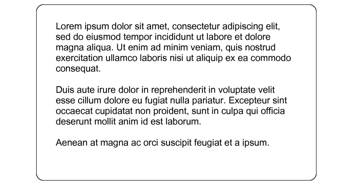 Simple landscape full-text card design | ID card template | IDpack in ...