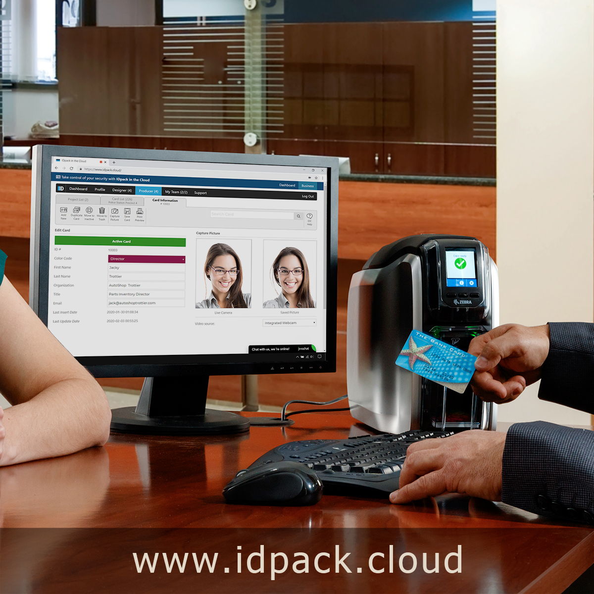 Launches of IDpack Cloud, cloud-based solution to print ID cards