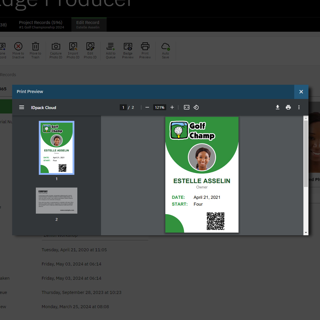 How to Correct Print Preview on iPad When Using IDpack